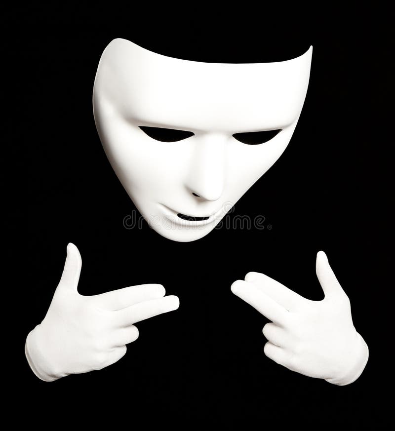 Pantomime stock image. Image of people, emotional, pistol - 61898463