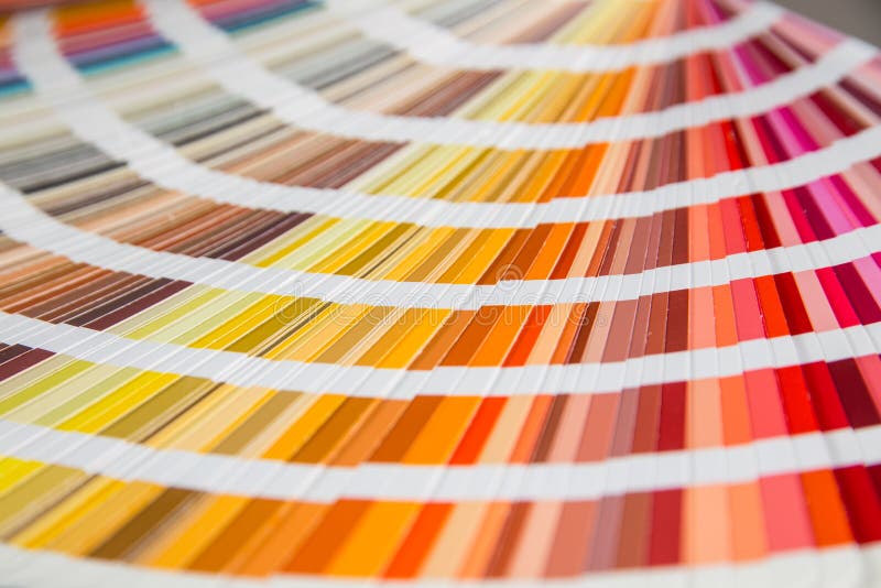 Panton, Multi-colored Strips of Paper, Standard Stock Photo - Image of ...