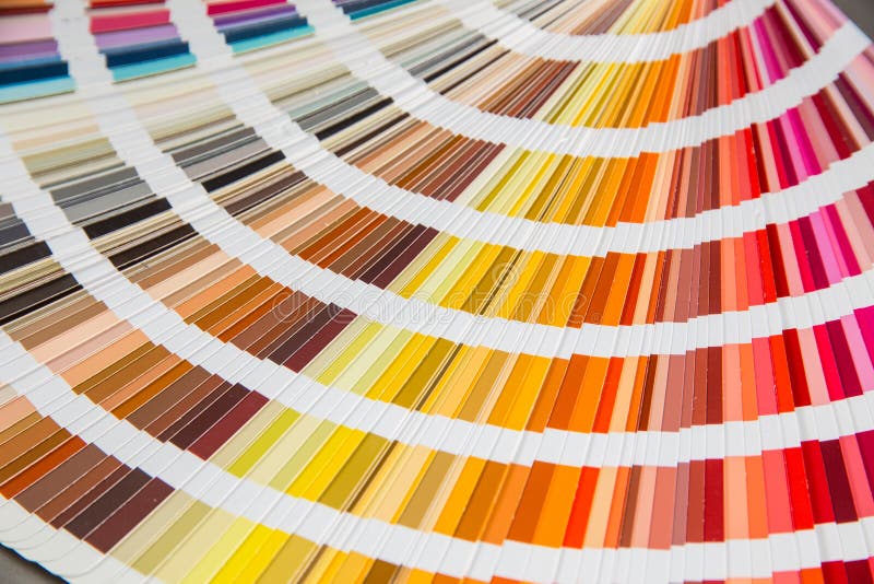 Panton Tiras Multicolores De Papel Standard Foto de Stock - Imagem de ...