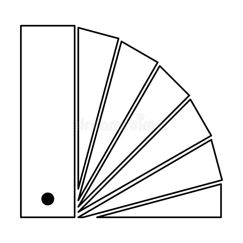 Pantone Color Icon, Colorful Graphic Catalog Symbol, Color Template Web ...