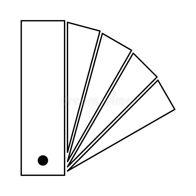 Pantone Color Icon, Colorful Graphic Catalog Symbol, Color Template Web ...