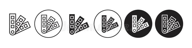 Pantone Icon Vector Set Collection for Web Stock Vector - Illustration ...