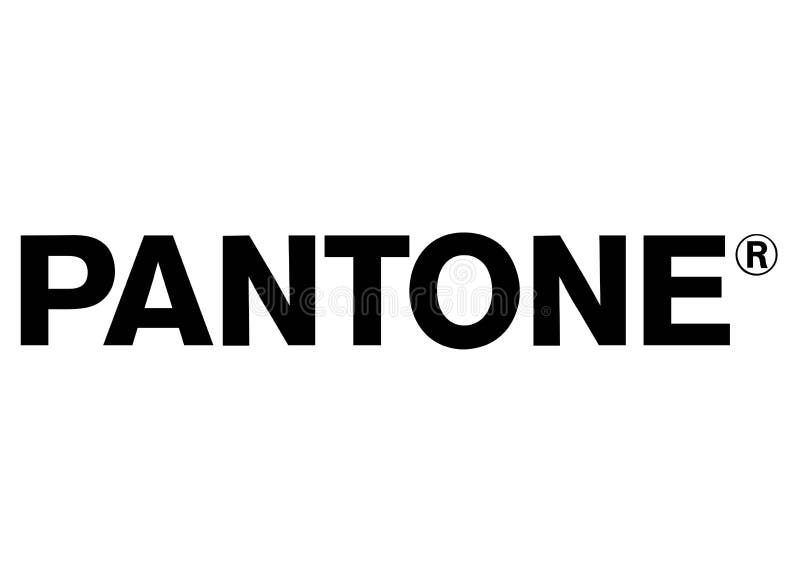 Pantone-Logo redaktionelles stockbild. Illustration von bestechungsgeld ...