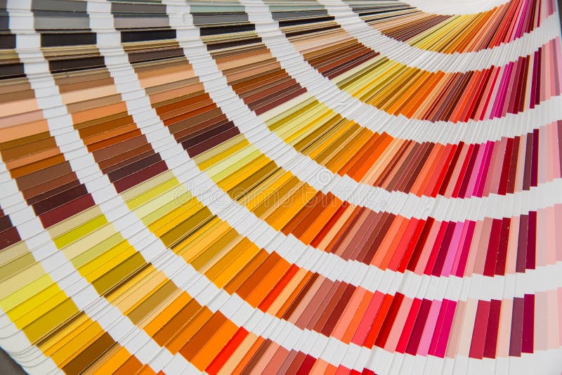 Panton, Multi-colored Strips of Paper, Standard Stock Image - Image of ...