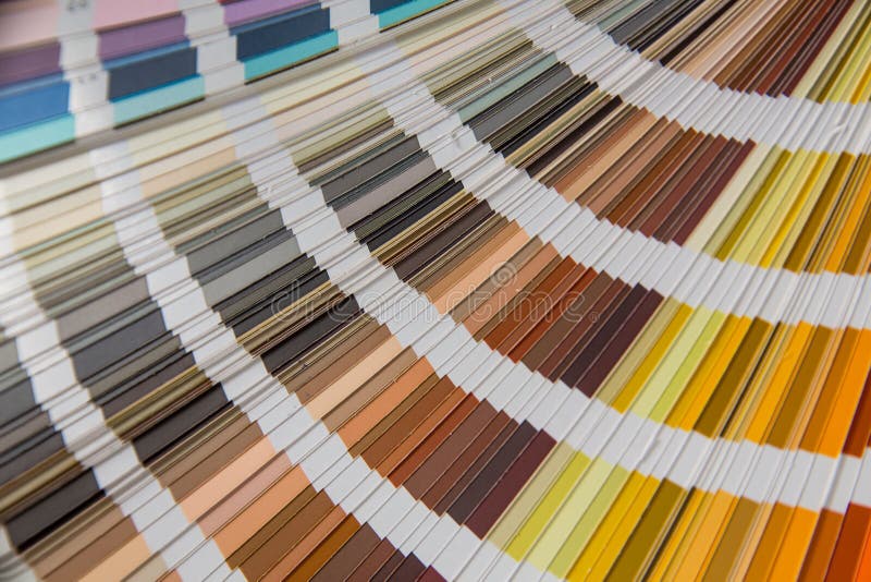 Panton, Multi-colored Strips of Paper, Standard Stock Image - Image of ...