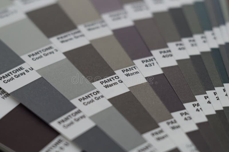 PANTONE Palette. a Sample of the Chromaticity of the Pantone System ...