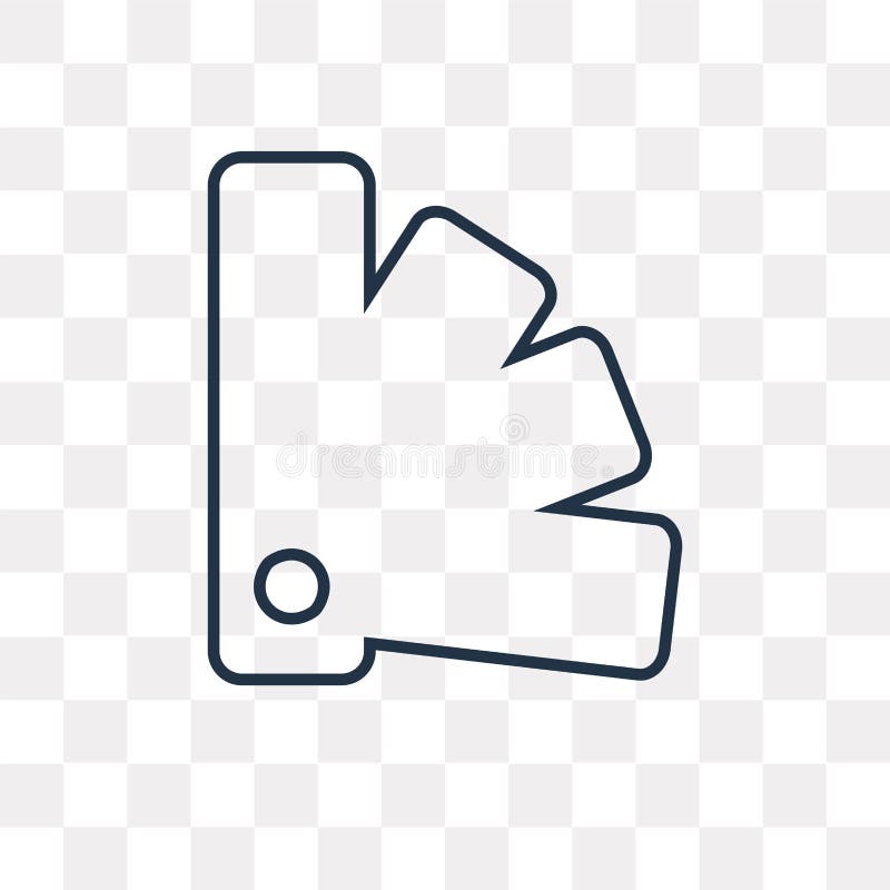 Pantone Vector Icon Isolated on Transparent Background, Pantone Stock ...