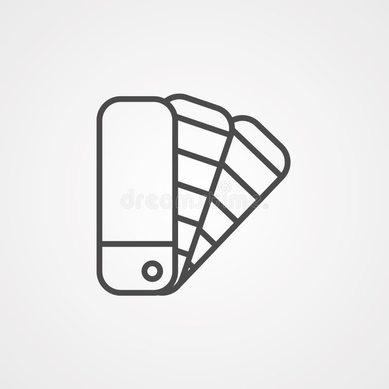 Pantone Vector Icon Sign Symbol Stock Illustration - Illustration of ...