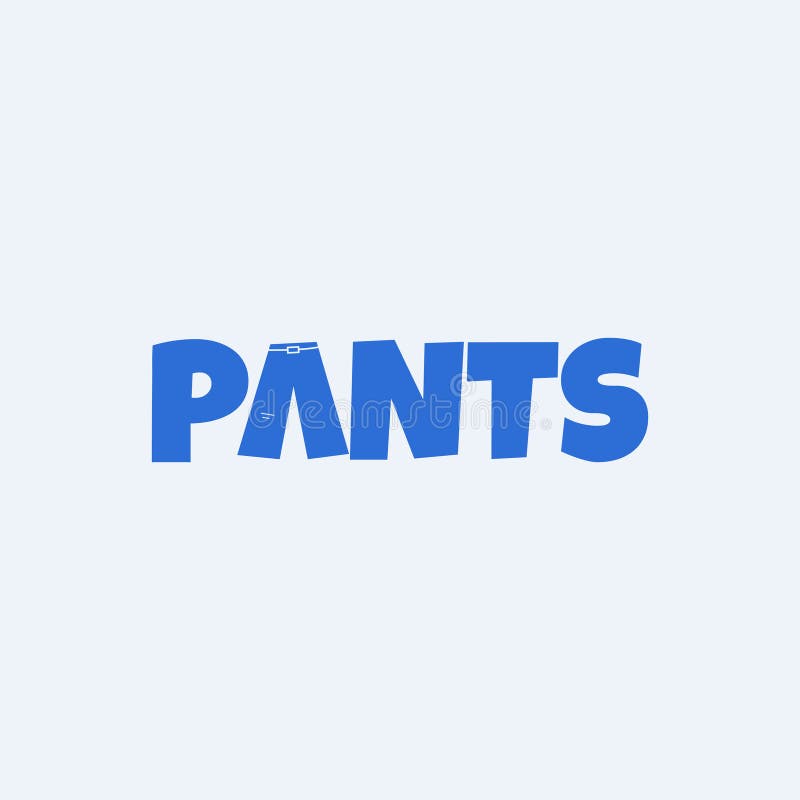 Pants Font Stock Illustrations – 701 Pants Font Stock Illustrations ...