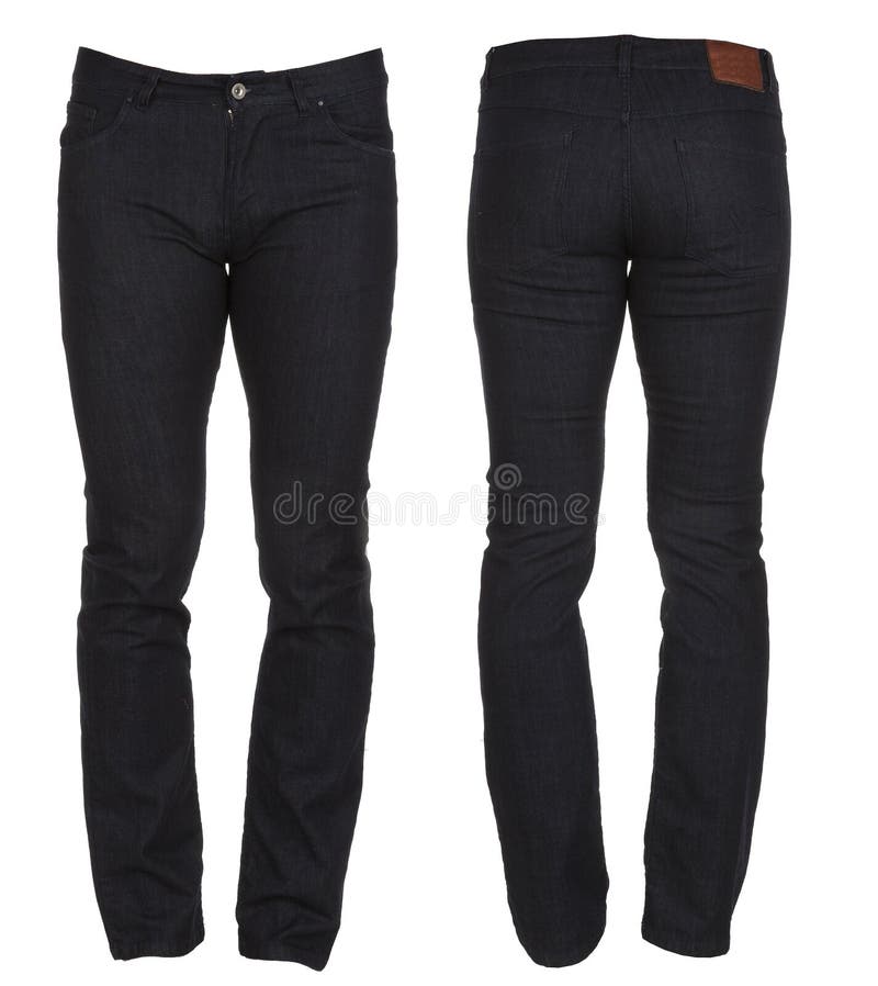 Pants front and back stock image. Image of blue, black - 99237889