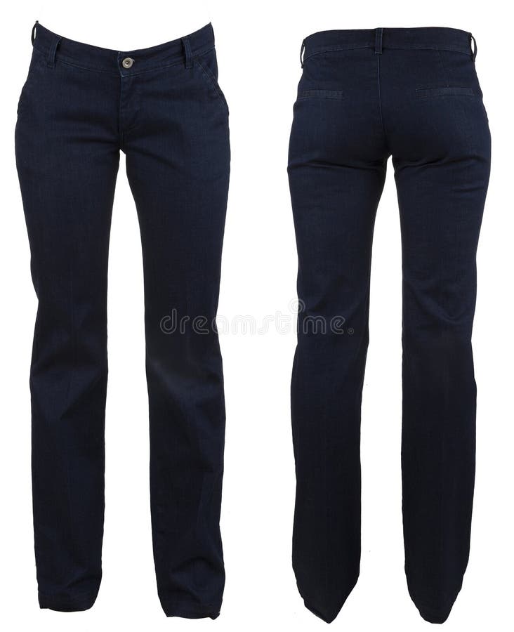 Pants front and back stock image. Image of design, studio - 99237483