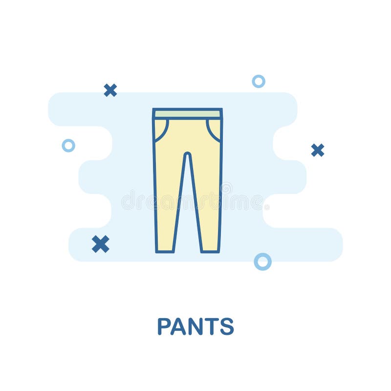 Pants Icon. Flat Style Icon Design. UI. Illustration of Pants Icon ...