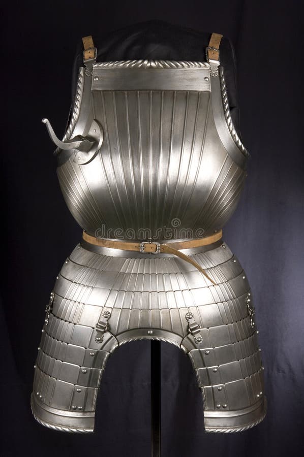 Pantser stock afbeelding. Image of metaal, gesp, ridder - 14808089