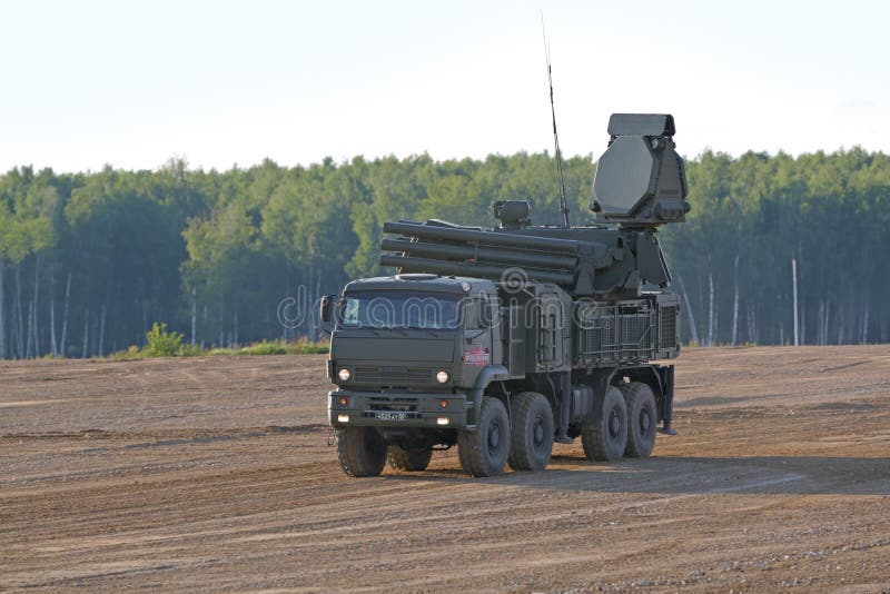 Pantsir-S1 foto de archivo editorial. Imagen de técnico - 127546923