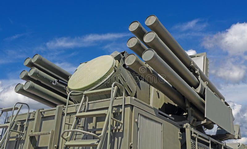 Pantsir-S1 Missile and Anti-aircraft Weapon System Stock Photo - Image ...