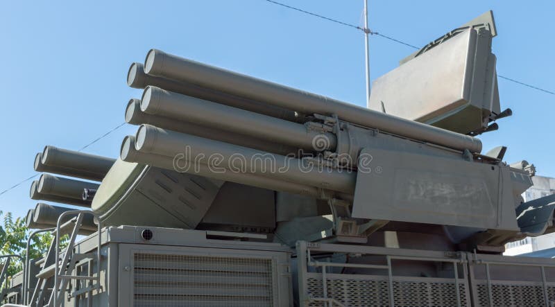 Pantsir-S1 Missile and Anti-aircraft Weapon System Stock Image - Image ...