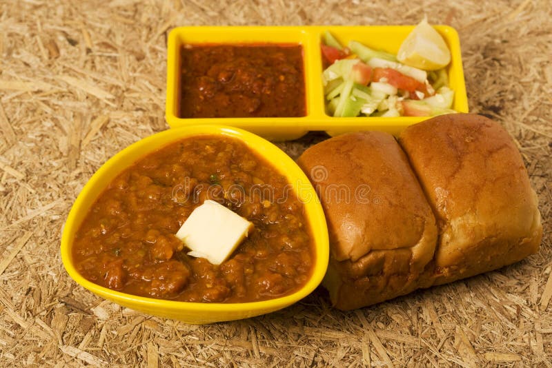 Pao Bhaji stock photo. Image of bowl, onion, peas, cheese - 37024944