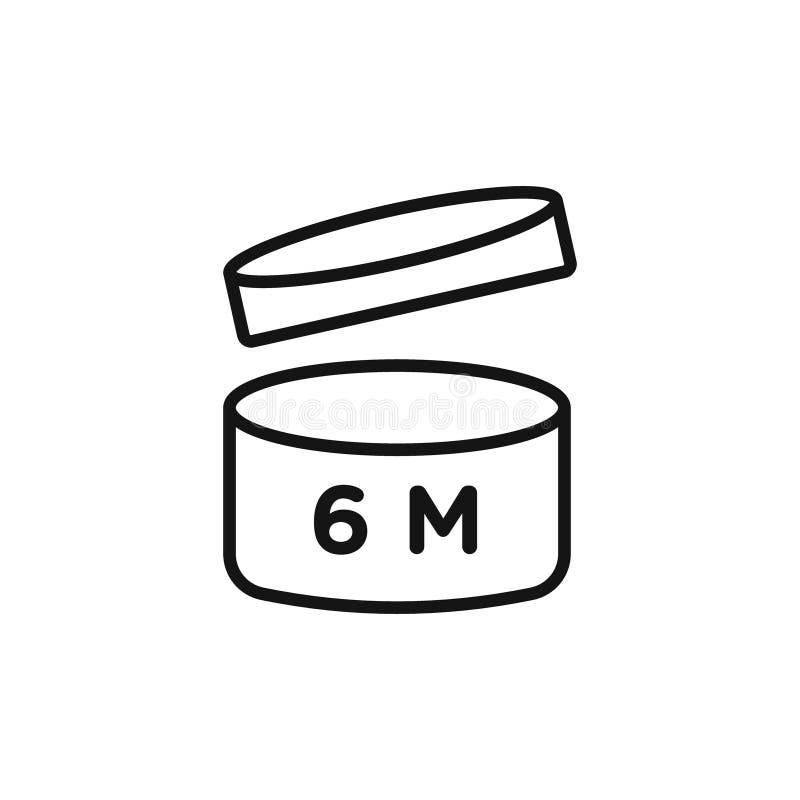 Pao 6m Logo Sign Vector Outline Stock Vector - Illustration of button ...