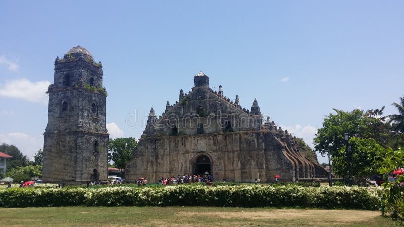 Paoay church editorial stock image. Image of building - 97017074