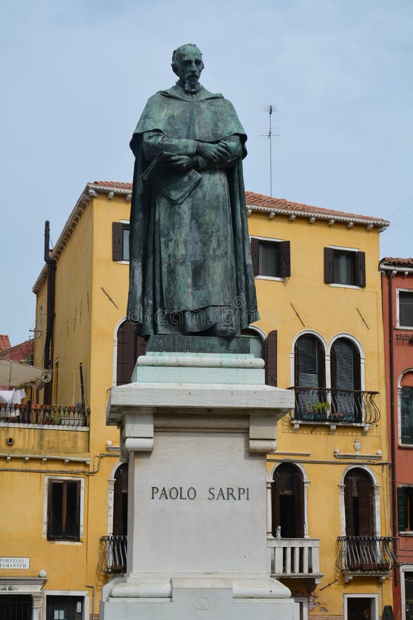 Paolo Sarpi-beeldhouwwerk stock foto. Image of vervoer - 59703510