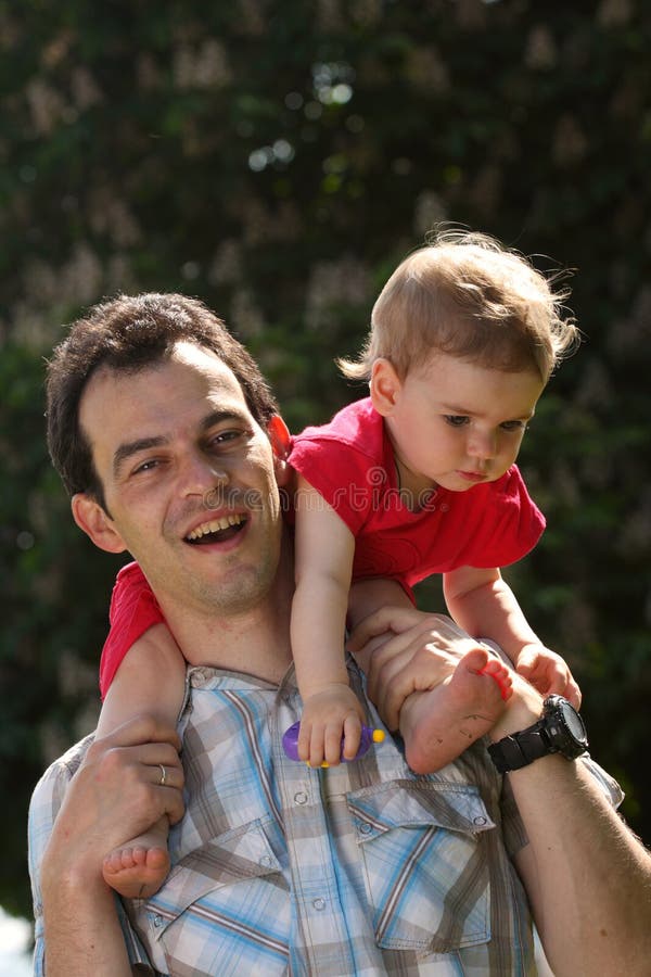 Papa and baby stock image. Image of beauty, baby, life - 20280647