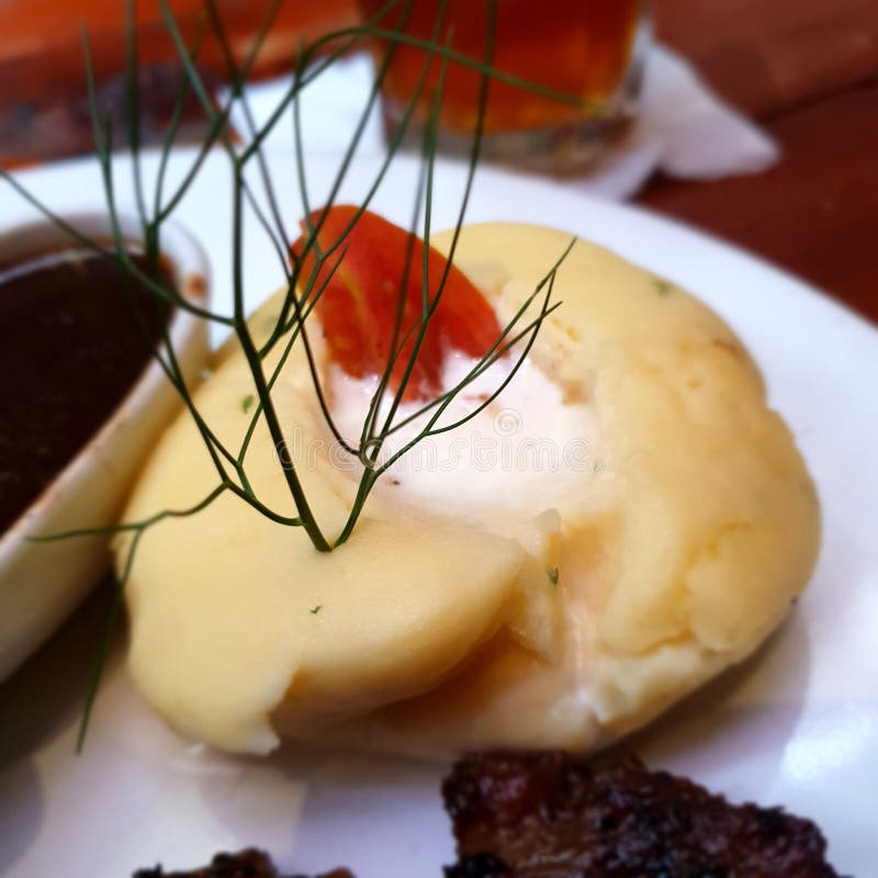 Papa machacada foto de archivo. Imagen de delicioso - 260374312