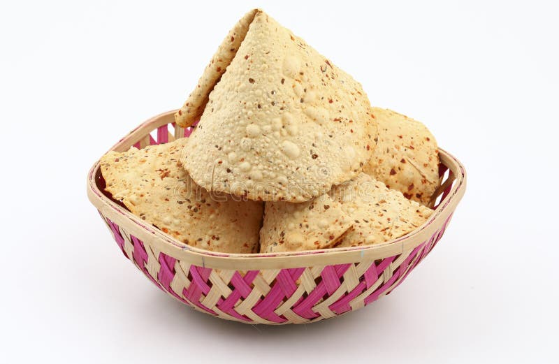 Papad stock photo. Image of asian, meal, crispy, papad - 90917942