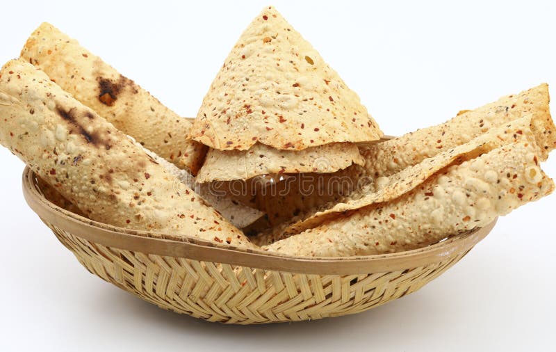 Papad stock image. Image of roll, indian, flatbread, masala - 90918027