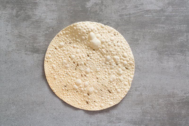 Papadam, a Traditional Indian Snack Stock Photo - Image of starter ...