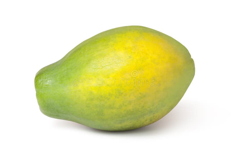 Papaia foto de stock. Imagem de isolado, verde, corte - 31650122