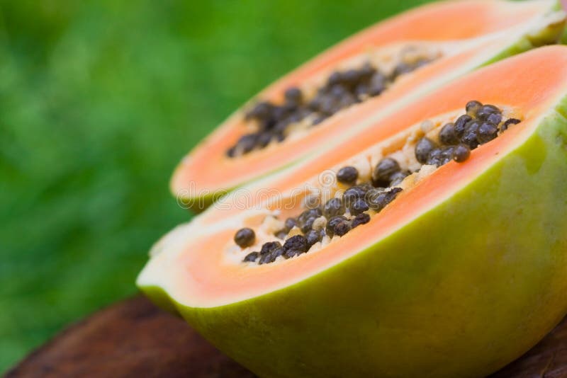 Papaja stock foto. Image of sluit, vrucht, vers, voorgerecht - 6429496