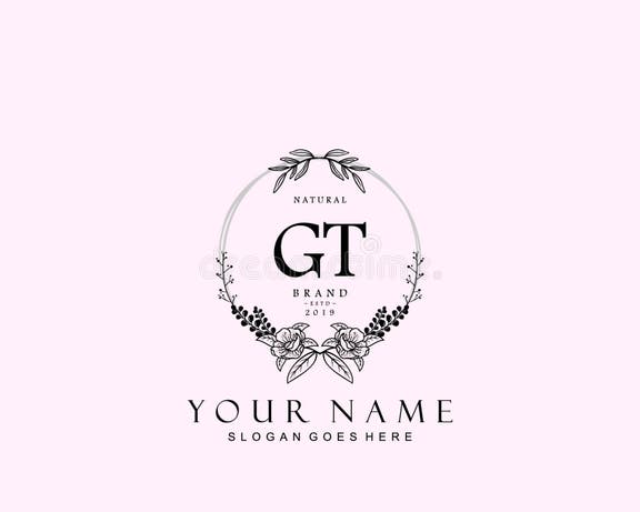 Initial GT Signature Logo Template Vector Stock Vector - Illustration ...