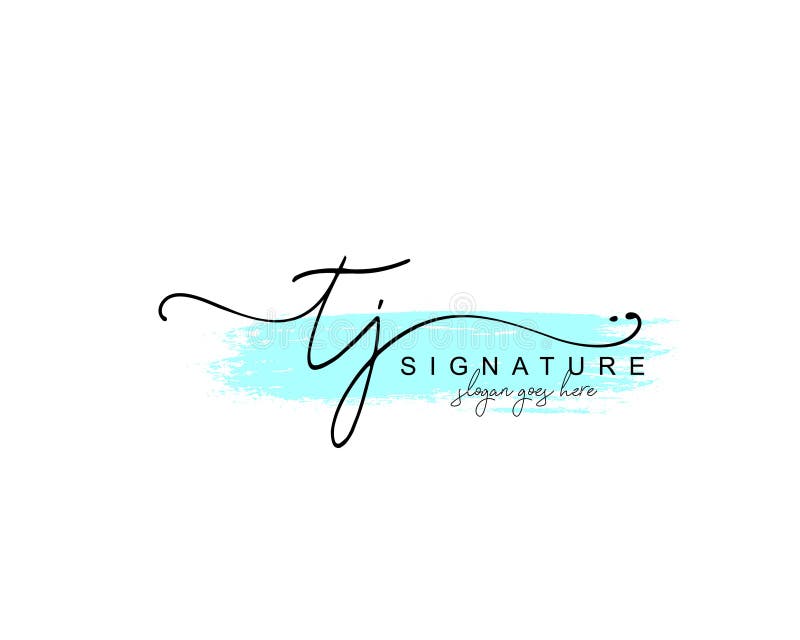 Tj Signature Stock Illustrations – 194 Tj Signature Stock Illustrations ...