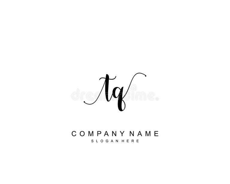 TQ Signature Logo Template Vector Stock Vector - Illustration of drawn ...