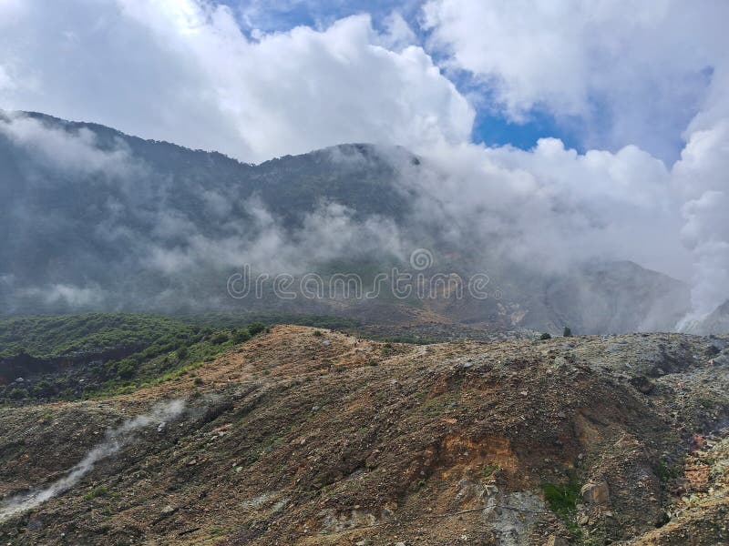 Papandayan Mountain Climbing Crater Area at Garut, West Java, Indonesia ... Papandayan Mountain Climbing Crater Area at Garut, West Java, Indonesia ...