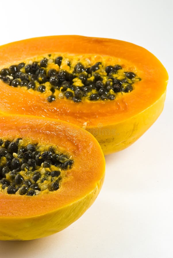 Papaya stock photo. Image of black, juicy, healthy, pulp - 6429422