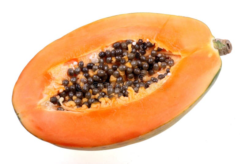 Papaya stock image. Image of taste, isolated, freshness - 4898583