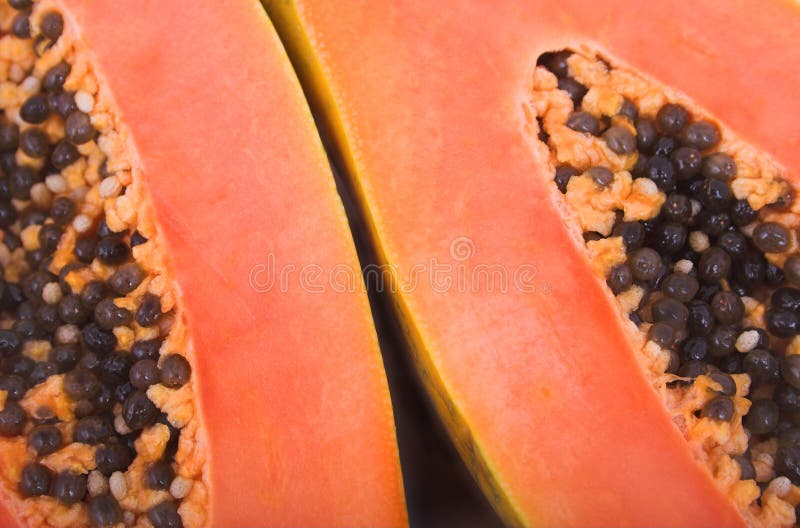 Papaya close-up stock image. Image of snack, fruits, close - 702293