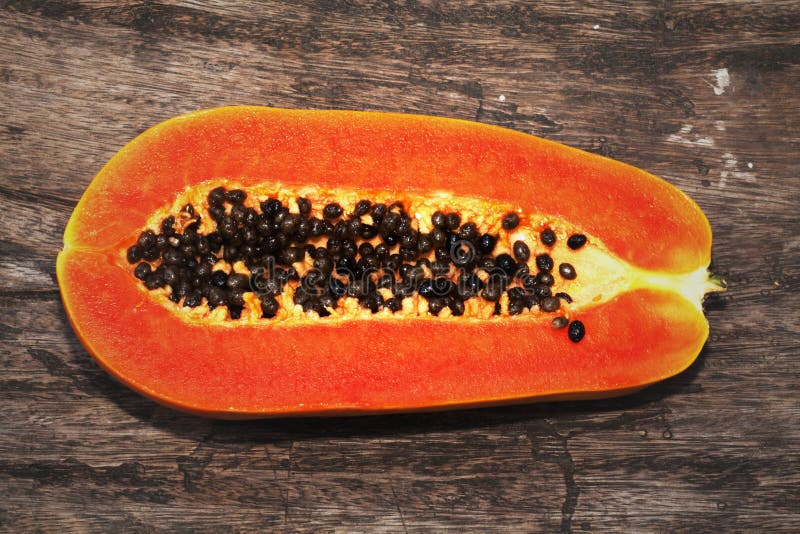 Papaya fruit isolate stock photo. Image of bark, fruit - 29849138