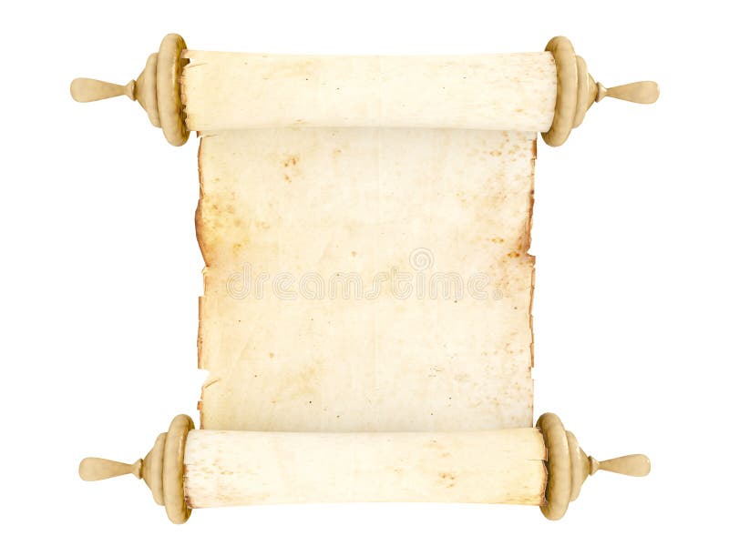 Papel antigo do rolo foto de stock. Imagem de nota, rolagem - 61142252