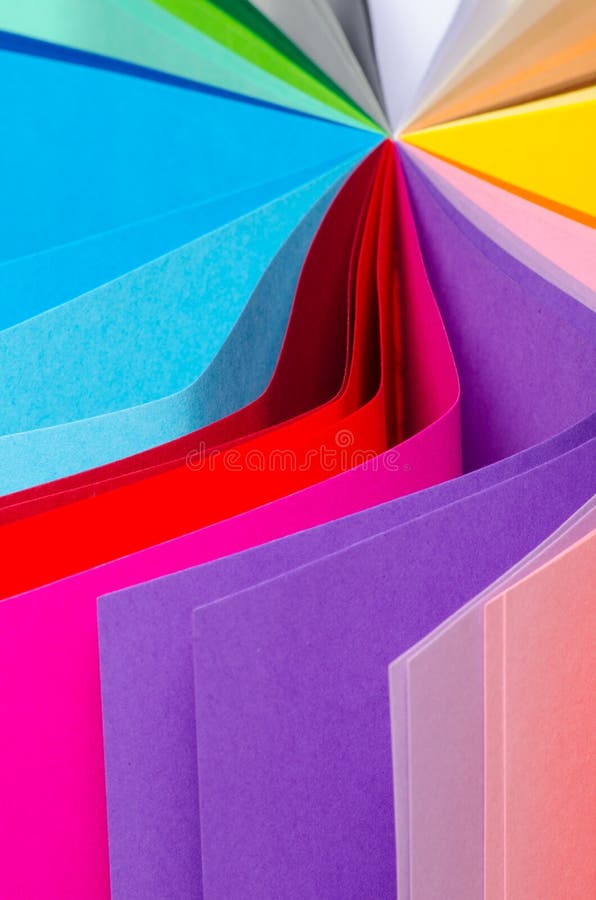 Papel colorido imagem de stock. Imagem de macro, sombra - 28418017
