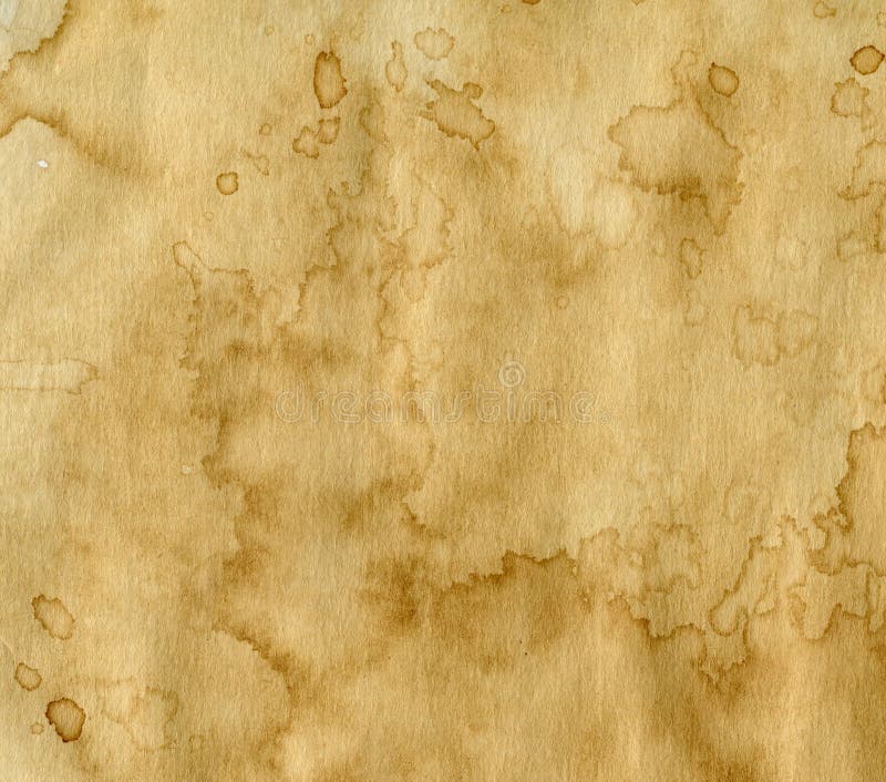 Papel com manchas do café foto de stock. Imagem de folha - 91903346