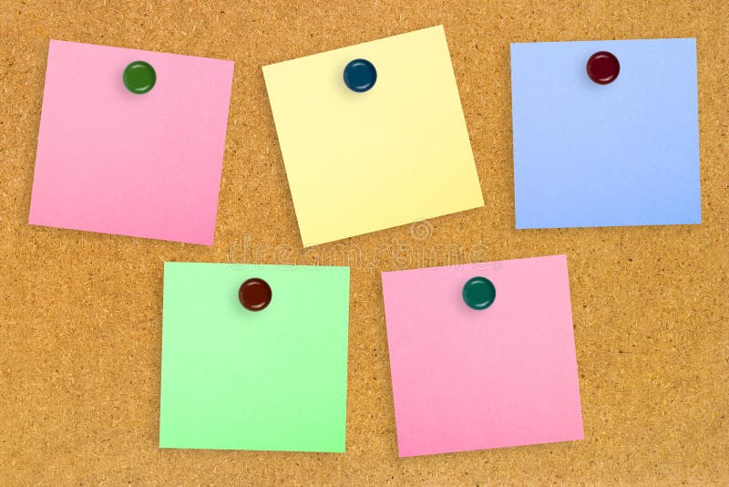 Papel De Nota Colorido Imagem. Imagem: 4594405