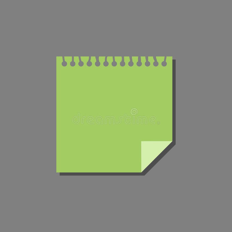 Papel De Nota Icono De Documento Aislado Notas, Lista Ilustración del ...