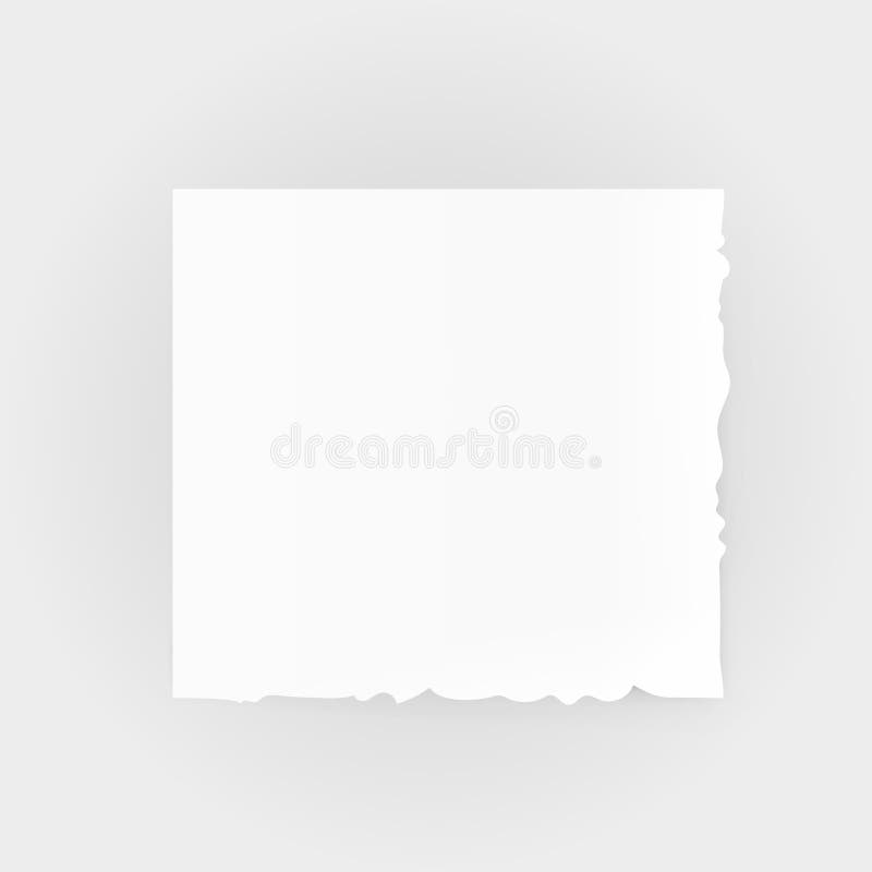 Papel De Nota Rasgado Blanco Stock de ilustración - Ilustración de ... Papel De Nota Rasgado Blanco Stock de ilustración - Ilustración de ...