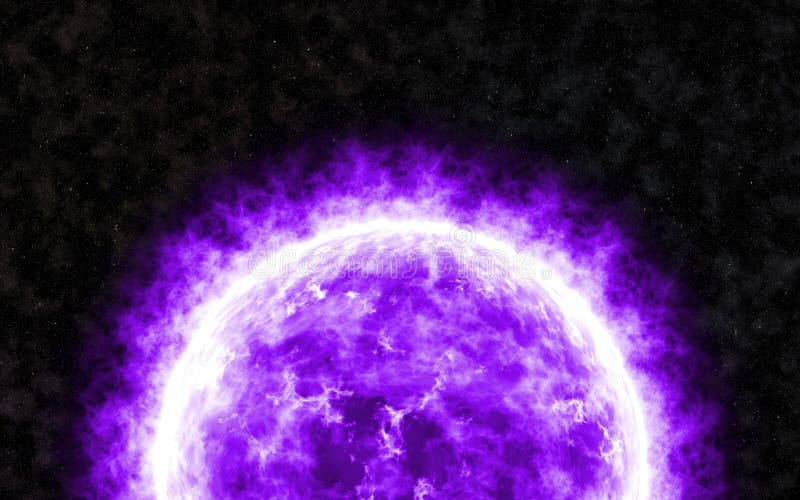 Papel De Parede Criativo Do Sol Violeta Ilustração Stock - Ilustração ...