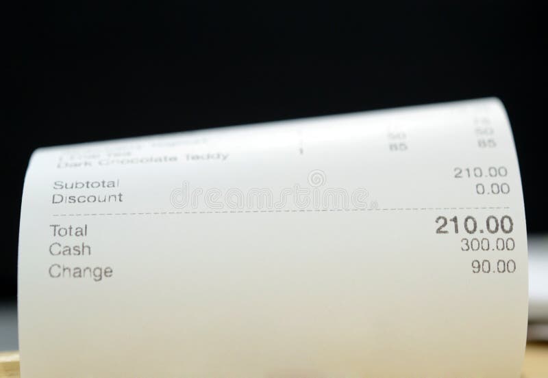 Papel del recibo foto de archivo. Imagen de impreso, equilibrio - 53162068