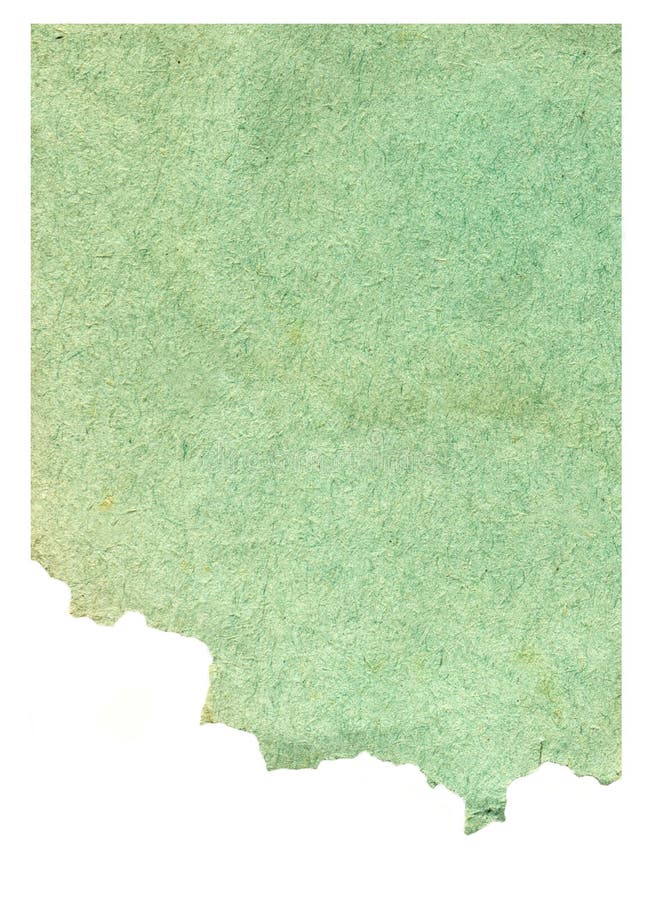 Papel lacerado imagem de stock. Imagem de verde, velho - 73132971