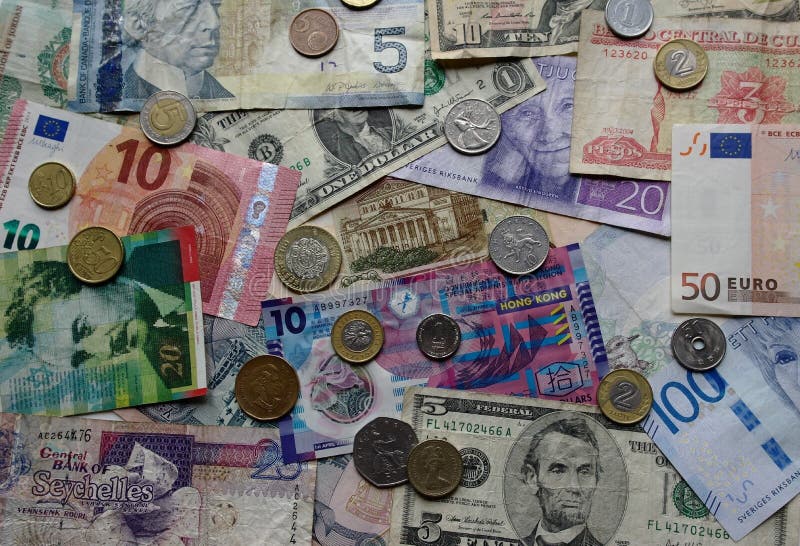 Mapa da moeda do mundo foto de stock editorial. Imagem de moeda - 86869038