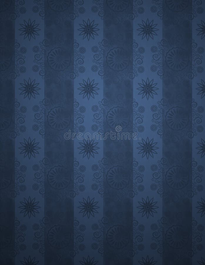 Papel pintado retro stock de ilustración. Ilustración de pared - 3698594